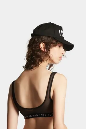 Dsquared2 Icon Triangle Bra With Sheer Inserts