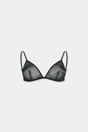 Dsquared2 Logo Bra - Black