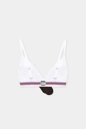 Dsquared2 The Rolling Stones Embellished Triangle Bra