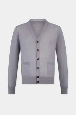 Dsquared2 D2 Upside Down Cardigan Grey