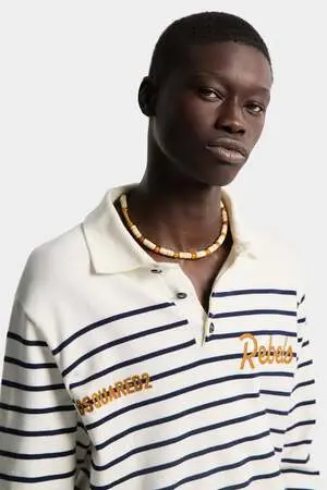 Dsquared2 Striped Long Sleeves Polo
