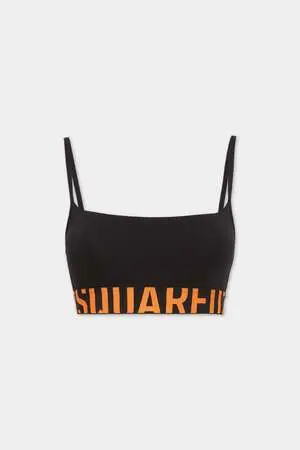 Dsquared2 Logo Bra - Blue