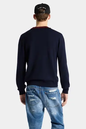 Dsquared2 College Wool Pullover