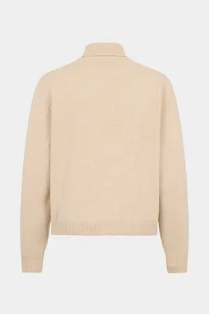 Dsquared2 Virgin Wool Turtleneck Pullover - Beige