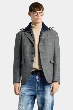Dsquared2 Virgin Wool Turtleneck Pullover - Beige