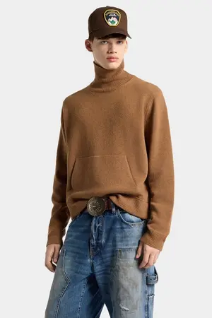Dsquared2 Signature Turtleneck Pullover - Black