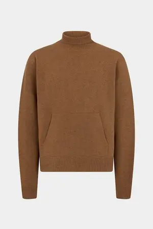 Dsquared2 Virgin Wool Turtleneck Pullover - Black