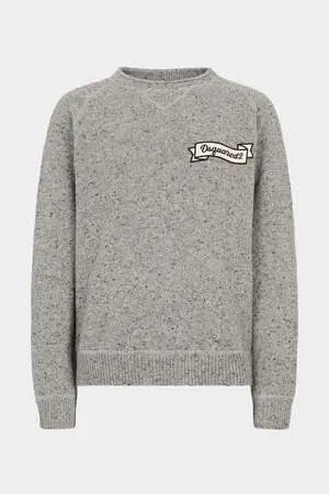 Dsquared2 Knitted Pullover With Flag Patch