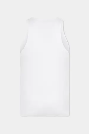 Dsquared2 Upside Down Motif Tank Top - White