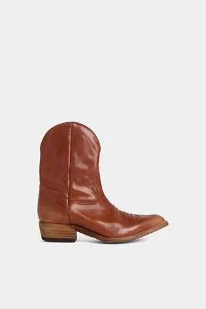 Dsquared2 Vintage Cowboy Boots - Brown