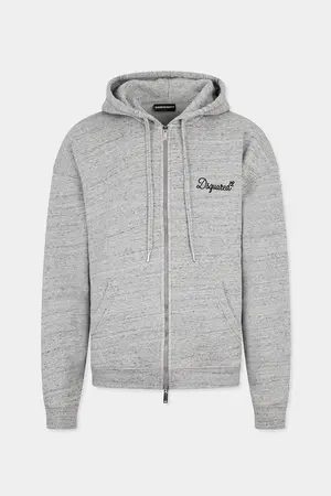 Dsquared2 Signature Relaxed Fit Zipped Hoodie