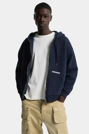 Dsquared2 Zip-up Logo Hoodie