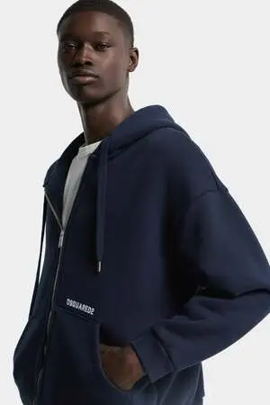 Dsquared2 Zip-up Logo Hoodie