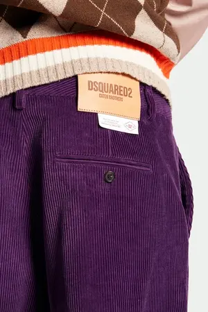 Dsquared2 Corduroy Relaxed Fit Trousers