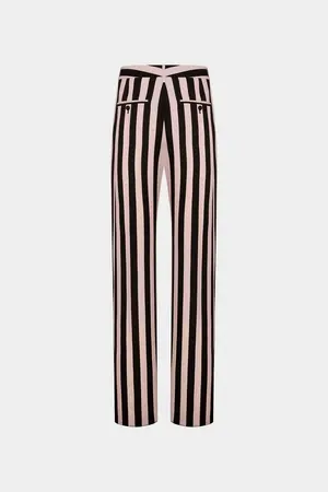 Dsquared2 Striped Wide Leg Pants