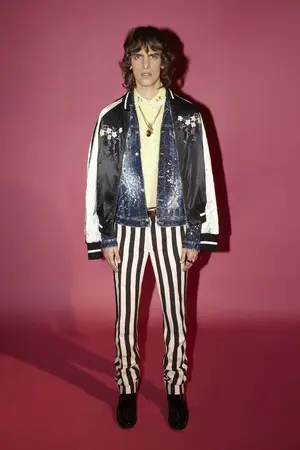 Dsquared2 Striped Wide Leg Pants