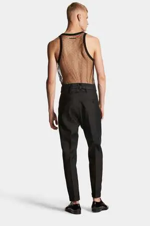 Dsquared2 Wool And Silk Tuxedo Trousers
