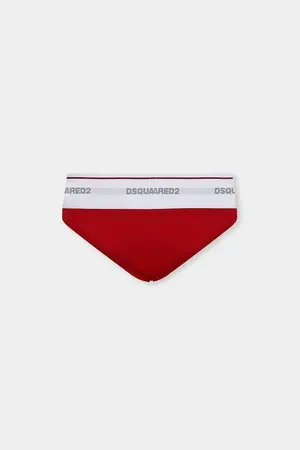 Dsquared2 Logo Briefs - Red
