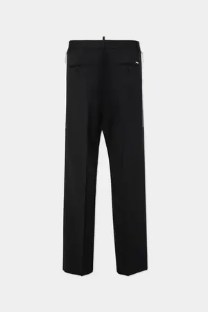 Dsquared2 Relaxed Fit Trousers With Side Zip Detail