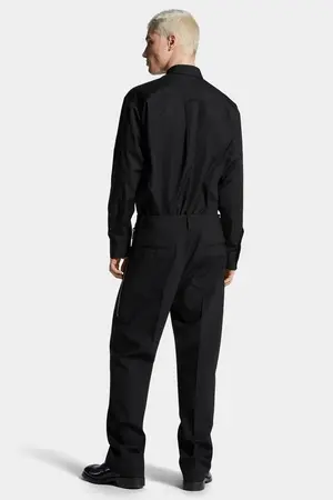 Dsquared2 Relaxed Fit Trousers With Side Zip Detail