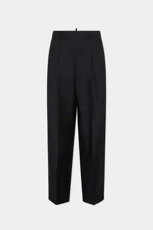 Dsquared2 Two Pleats Tuxedo Pant - Black