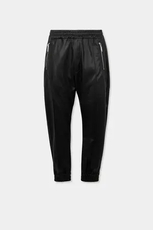 Dsquared2 Faux Leather Jogging Pant - Black