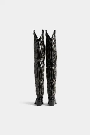 Dsquared2 Over-the-knee Cowboy Boots - Black