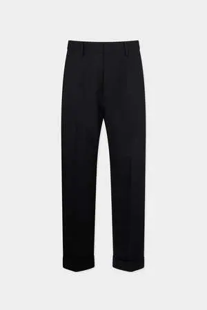 Dsquared2 Military Straight Leg Trousers - Black