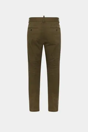 Dsquared2 Stretch Cotton Twill Barrel-leg Chinos - Yellow