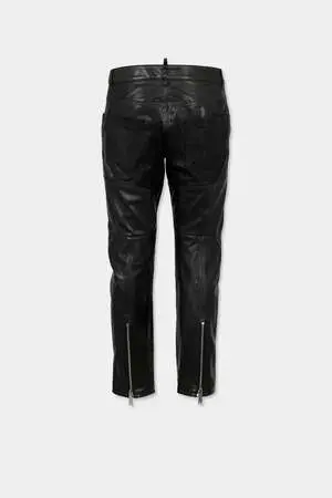 Dsquared2 Leather Biker Pant