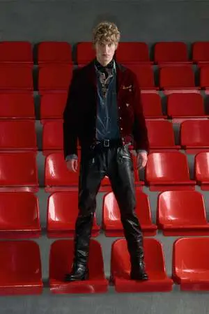 Dsquared2 Leather Biker Pant