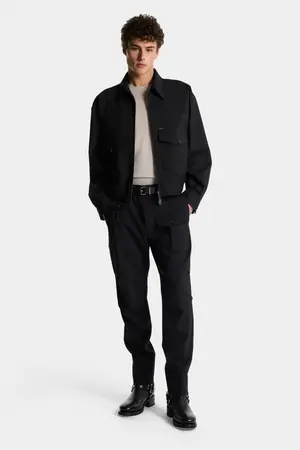 Dsquared2 Wool Blend Cargo Pants