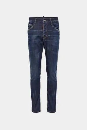 Dsquared2 Dark Wash Skater Jeans - Blue