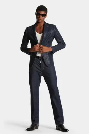 Dsquared2 Dark Rinse Wash 642 Jeans - Blue