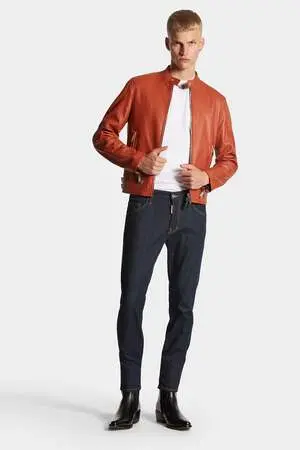 Dsquared2 Dark Rinse Wash Skater Jeans