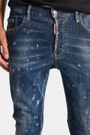 Dsquared2 Skinny Fit Jeans With Distressed Details - Blue