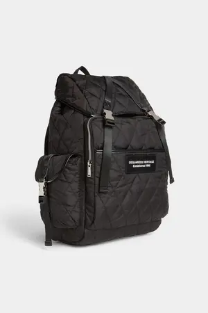Dsquared2 Heritage Quilted Nylon Backpack
