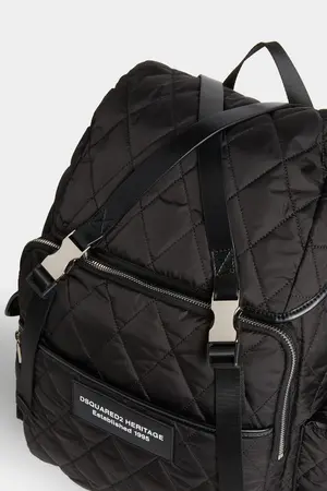 Dsquared2 Heritage Quilted Nylon Backpack