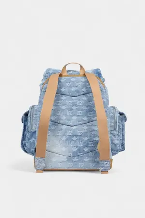 Dsquared2 Monogram Denim Backpack