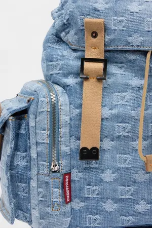 Dsquared2 Monogram Denim Backpack