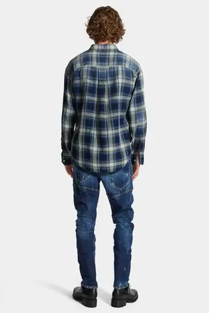 Dsquared2 Dark Perfect Clean Wash Tidy Biker Jeans