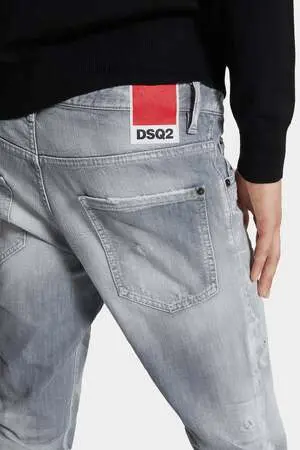Dsquared2 Brushed Wash Skater Jeans - Grey
