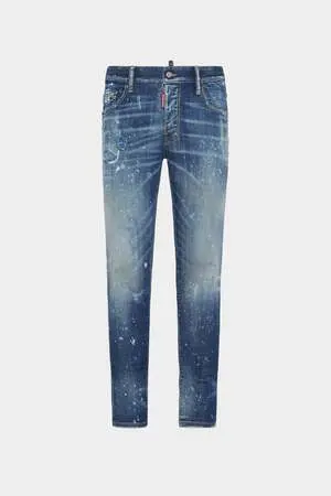 Dsquared2 Medium Galaxy Wash Supertwinky Jeans - Blue