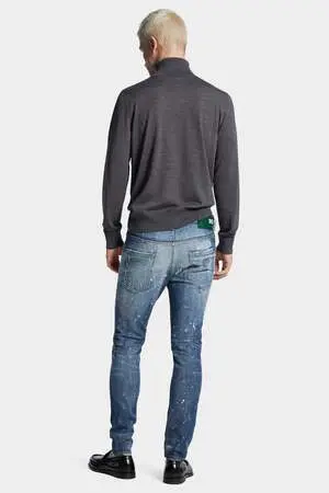 Dsquared2 Medium Galaxy Wash Supertwinky Jeans - Blue