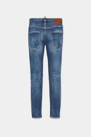 Dsquared2 Medium Wash Skater Jeans - Blue
