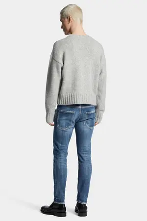 Dsquared2 Medium Wash Skater Jeans - Blue