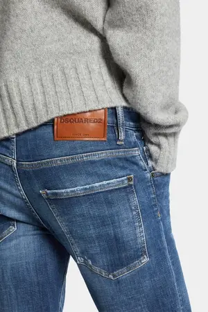 Dsquared2 Medium Wash Skater Jeans - Blue