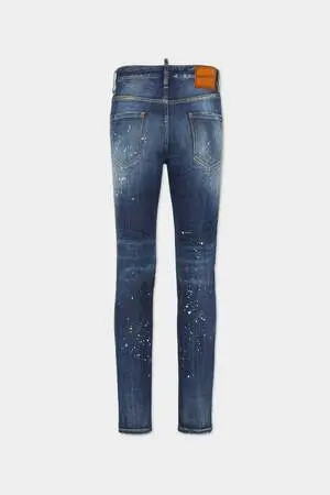 Dsquared2 Medium Red Spots Wash Cool Guy Jeans