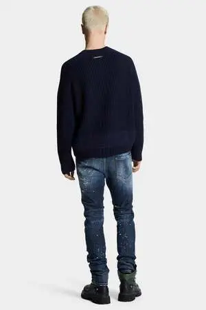 Dsquared2 Medium Red Spots Wash Cool Guy Jeans