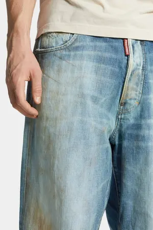Dsquared2 Medium Rusty Wash Loose Jeans